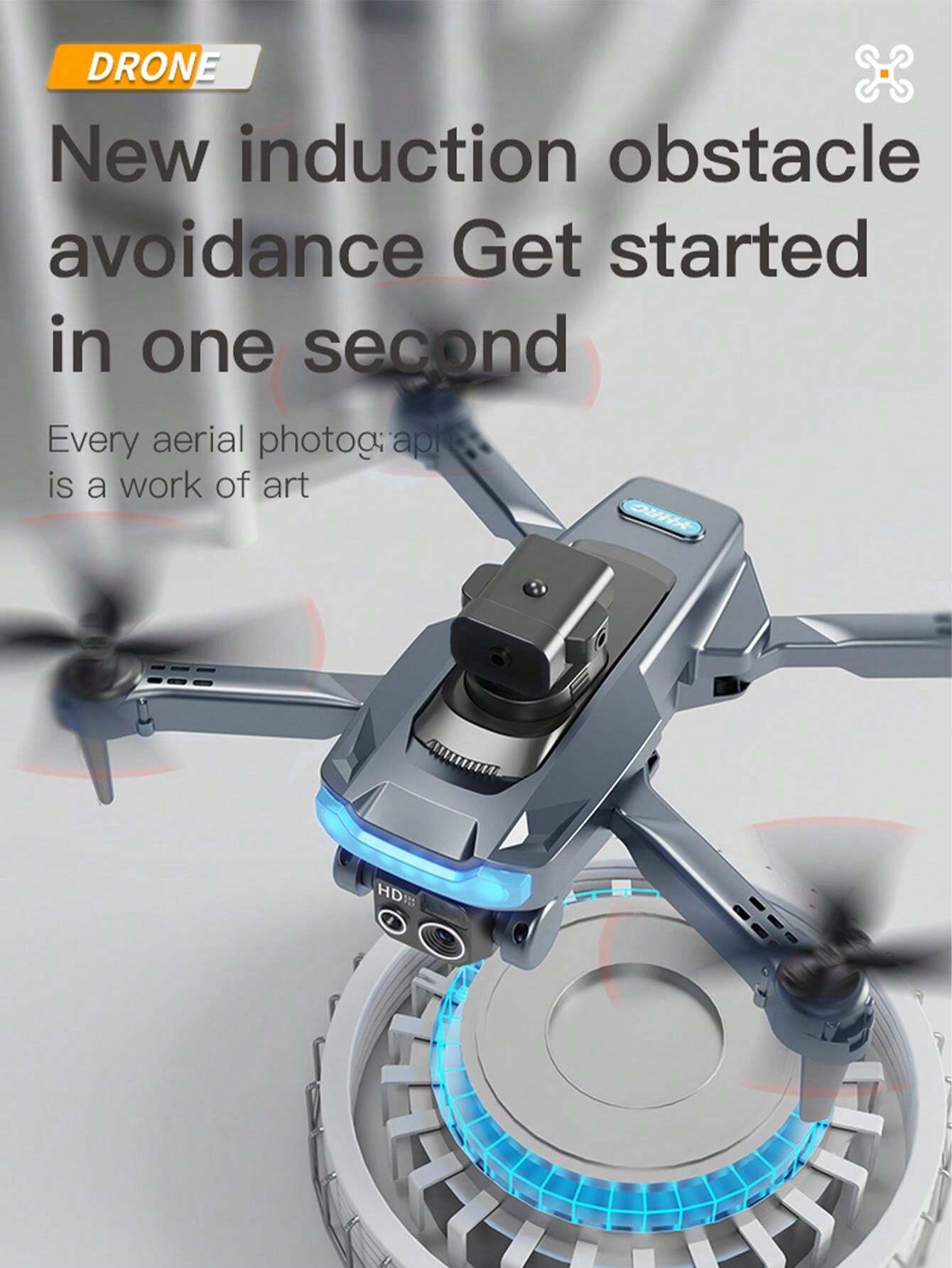 P15, Drone, Foldable, HD Dual Camera, Obstacle Avoidance, Aerial Aerial ...