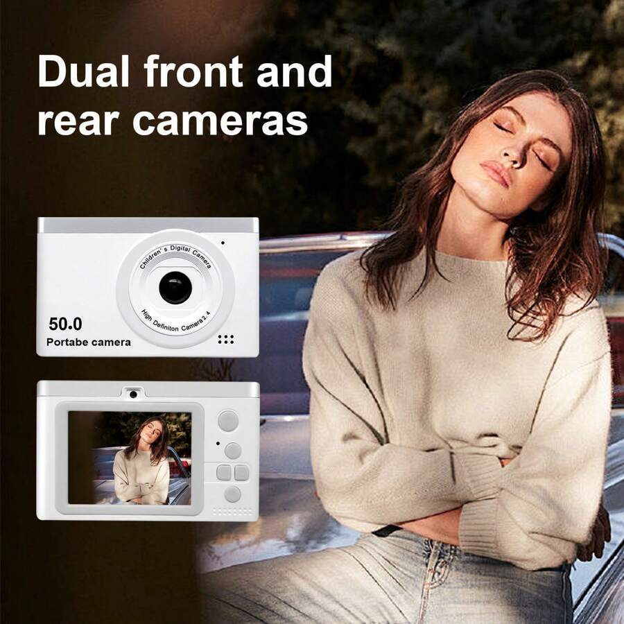 Appareil photo numérique amélioré, caméra numérique 1080P point et ...