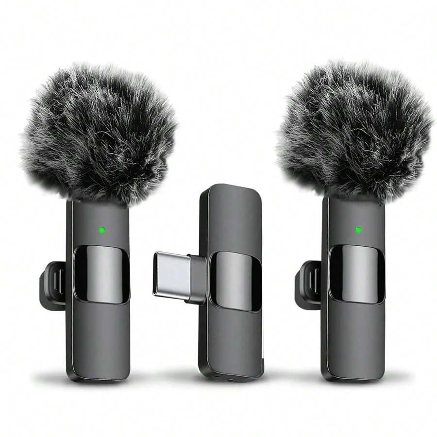 Professional Wireless Lavalier Microphone For Smartphones,Wireless ...