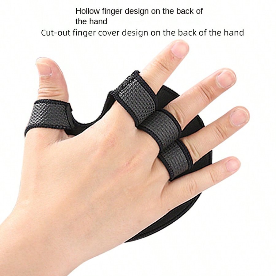 Four-Finger Palm Protectors Gym Gym Gloves Half-Finger Weight Lifting ...