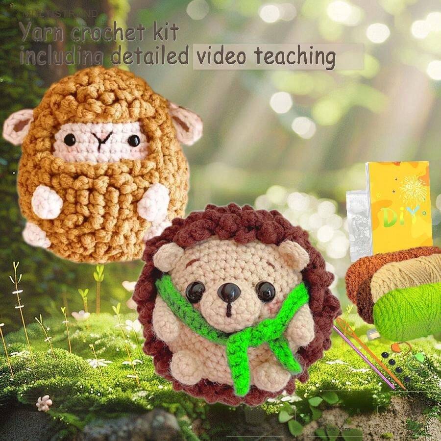 DIY Bathing Capybara Doll Crochet Kit For Beginners, Amigurumi Stuffed ...