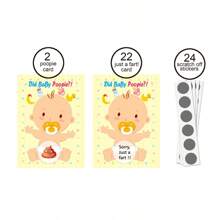 1 Set Baby Shower Rubbellose Raffles-Karten "Schmutzige Windel", Baby ...
