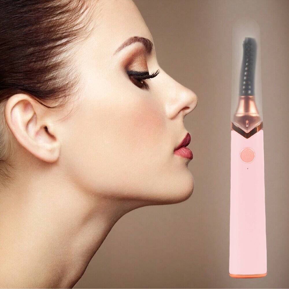 Electric Heating Eyelash Curler Long-Lasting Curl Electric Eye Lash ...