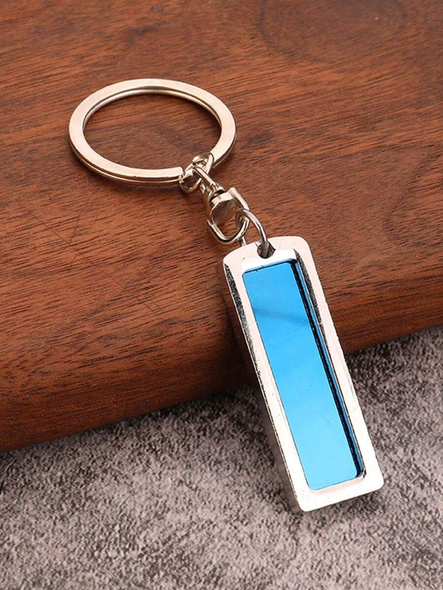 License Plate Keychain Laser Engraving Gift Stainless Steel Car Pendant ...