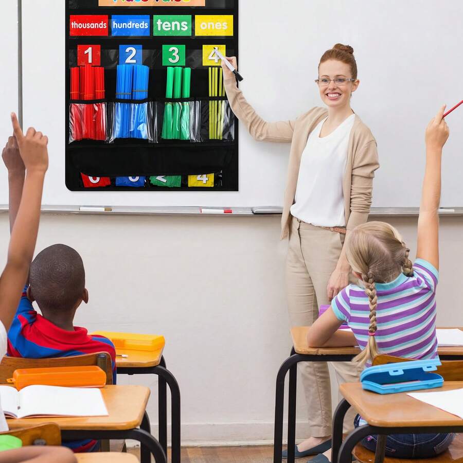 The Pocket Table For Counting Caddies And Classroom Walls Includes ...
