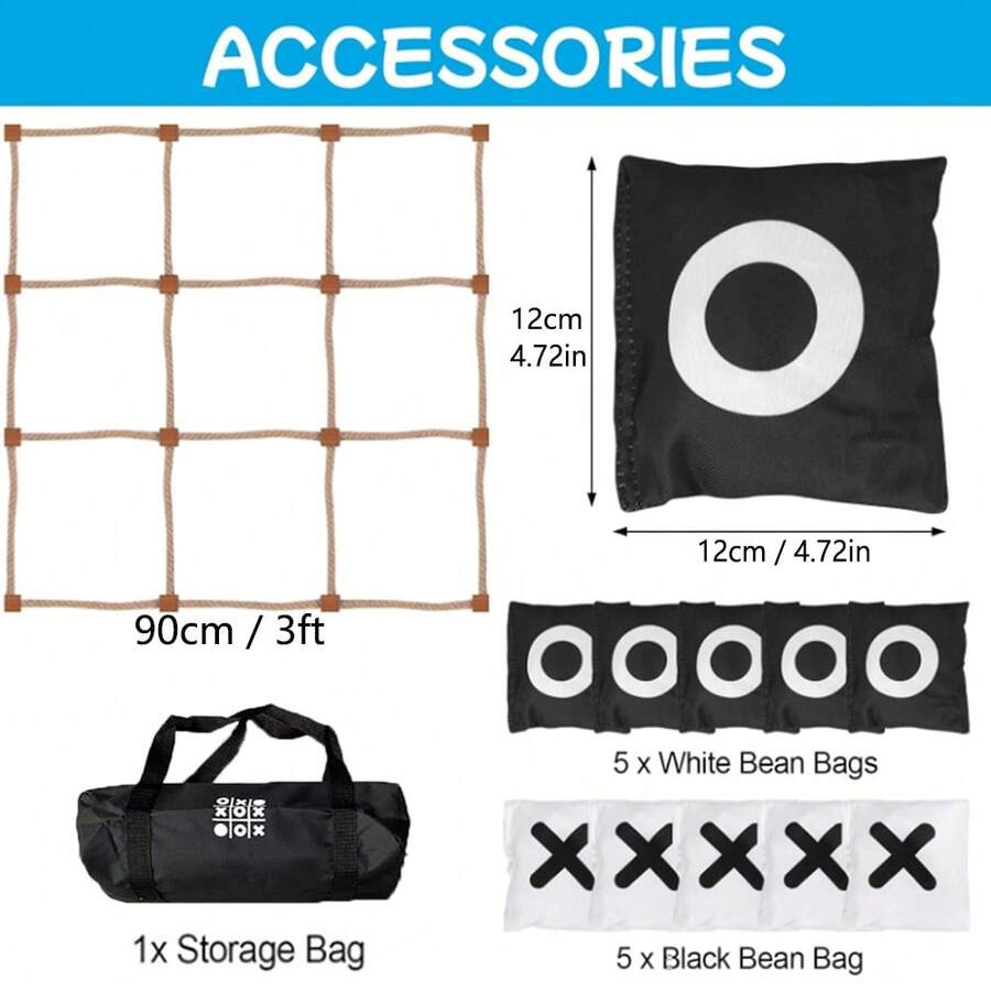 TicTacToe XO Chess Game/Giant Tic Tac Toe Outdoor Game | 3ft X 3ft ...