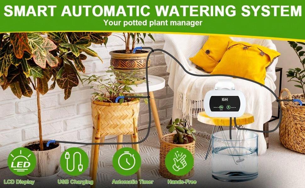 Automatic Watering System For Plants, Automatic Drip Irrigation Kit ...