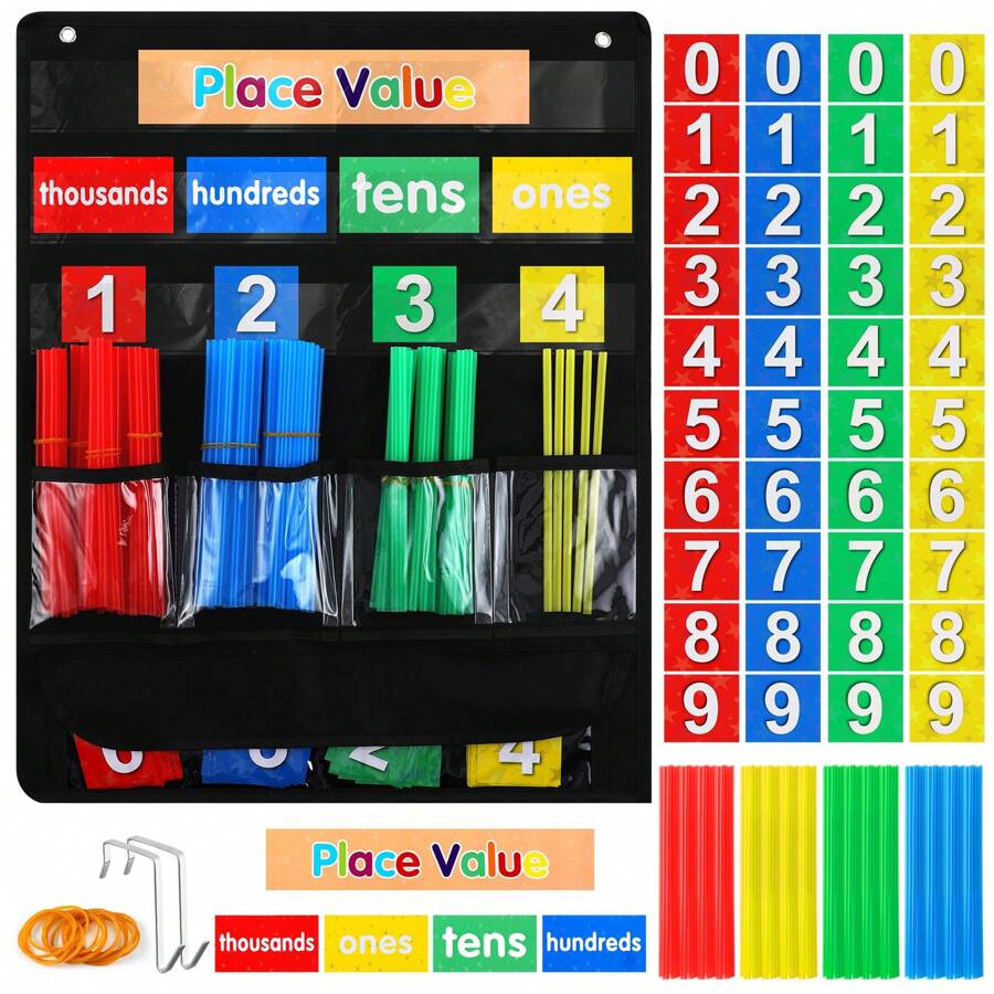 The Pocket Table For Counting Caddies And Classroom Walls Includes ...