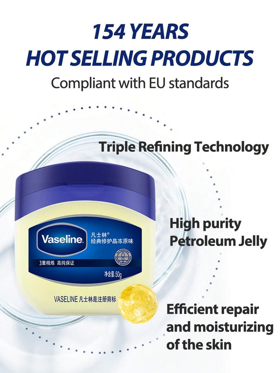 Vaseline Geleia de Cura Original 50g | Protetor de Pele 100% Vaselina ...