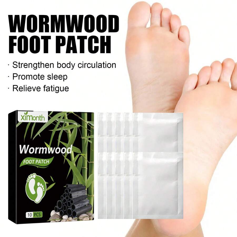 Moxa Foot Patch - Helps Sleep, Relieves Fatigue, Deep Foot Cleansing ...