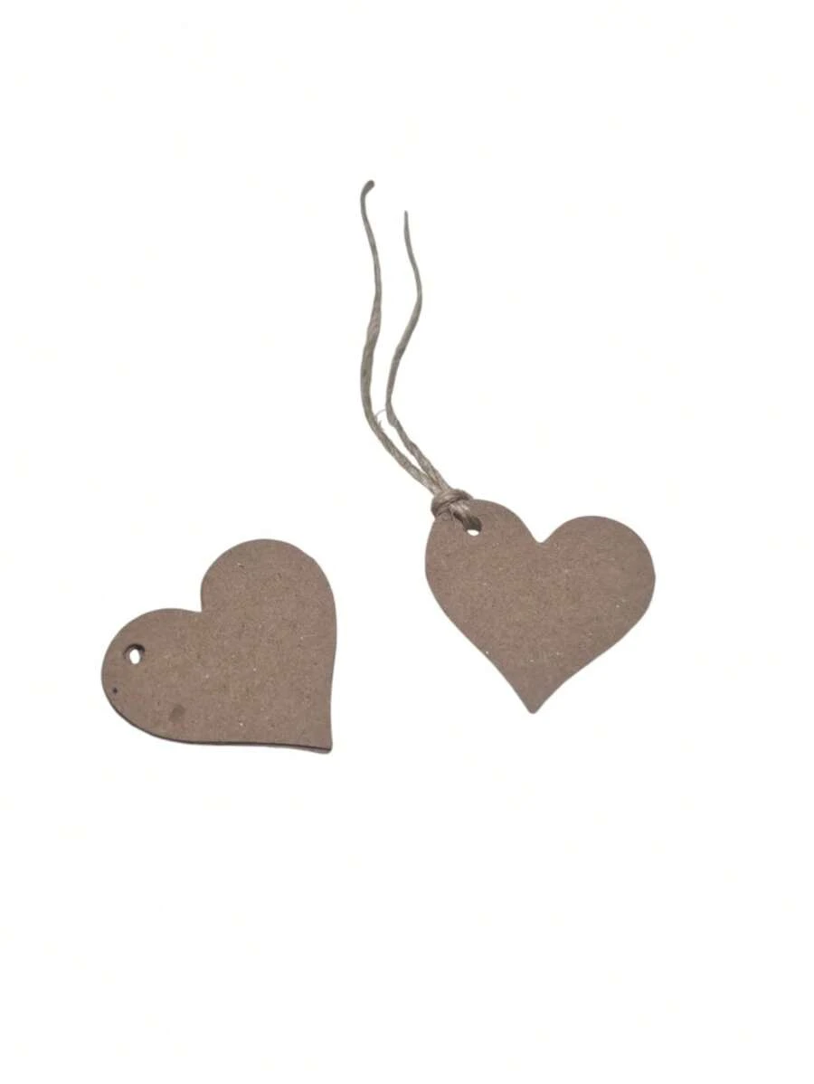 100 Heart Hang Tags, Gift Tags, Price Tags, Heart 4x4cm | SHEIN USA