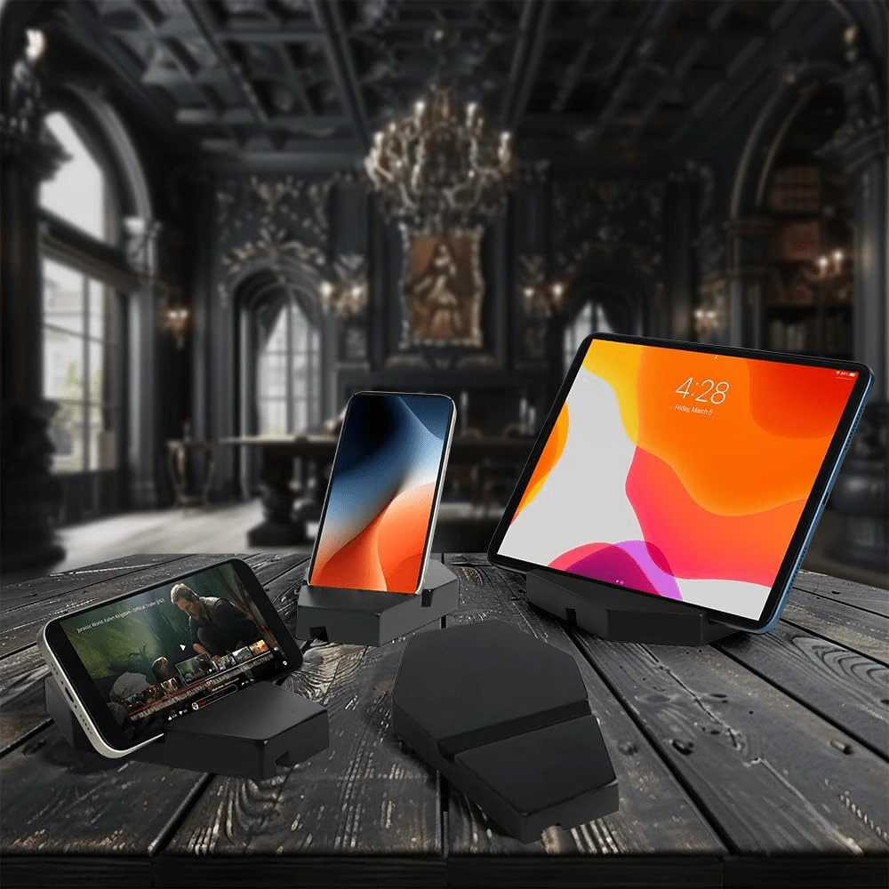 Coffin Phone Stand - Gothic Tablet Stand - Wooden Halloween Coffin Cell ...