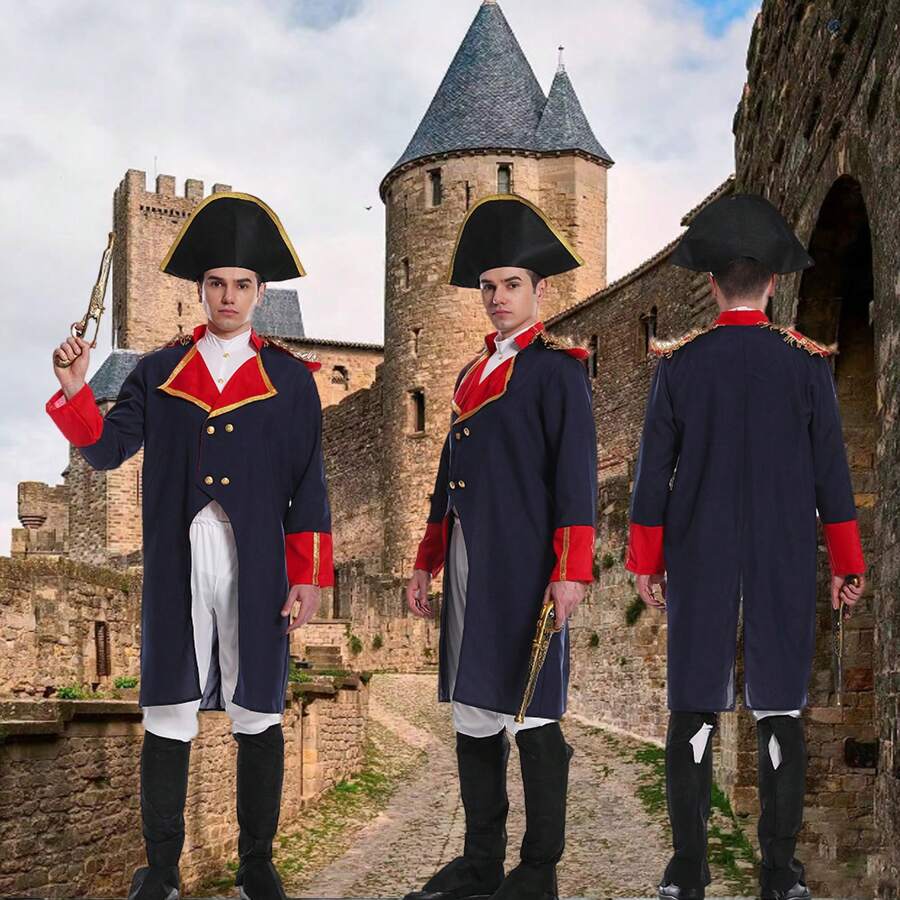 Luxury King Cape Colonial General Napoleon Costume Colonial Costumes ...