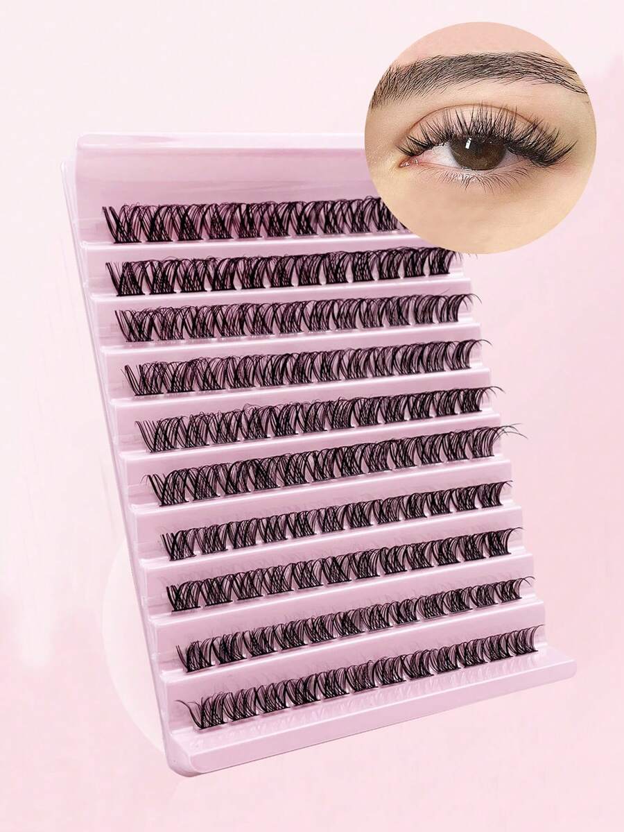 Cluster Lashes Extensions 120 Pcs Clusters Individual Lash Extension D ...