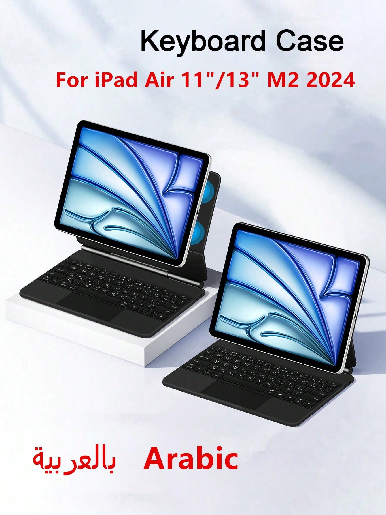 Arabisch Smart Keyboard Voor IPad Air 11 Inch M2 2024 Air 13 Kleurrijke ...