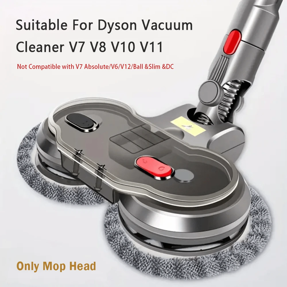 Mop Head For V11 V10 V8 V7 Vacuum Cleaners, Electric Mop Attachment ...