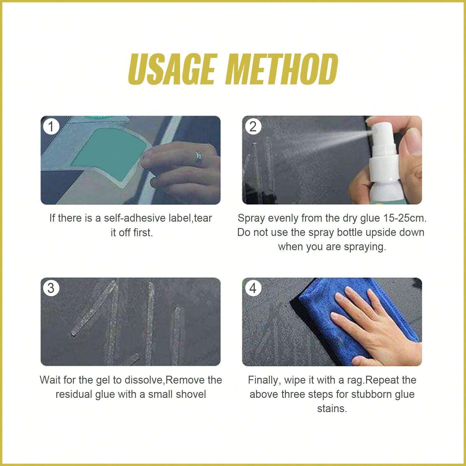 Adhesive Remover Spray - Convenient For Cleaning Adhesives | SHEIN EUR