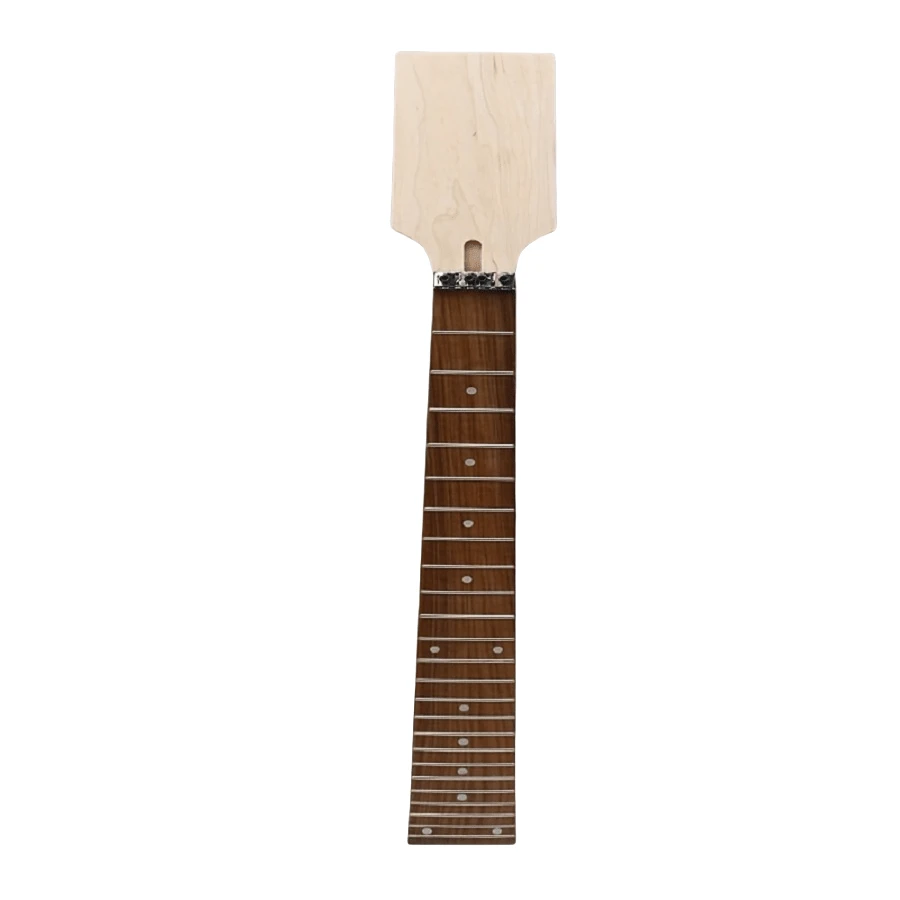 7 String Guitar Neck Maple 24 Fret 25.5 In Wide Paddle Head Locking Nut ...