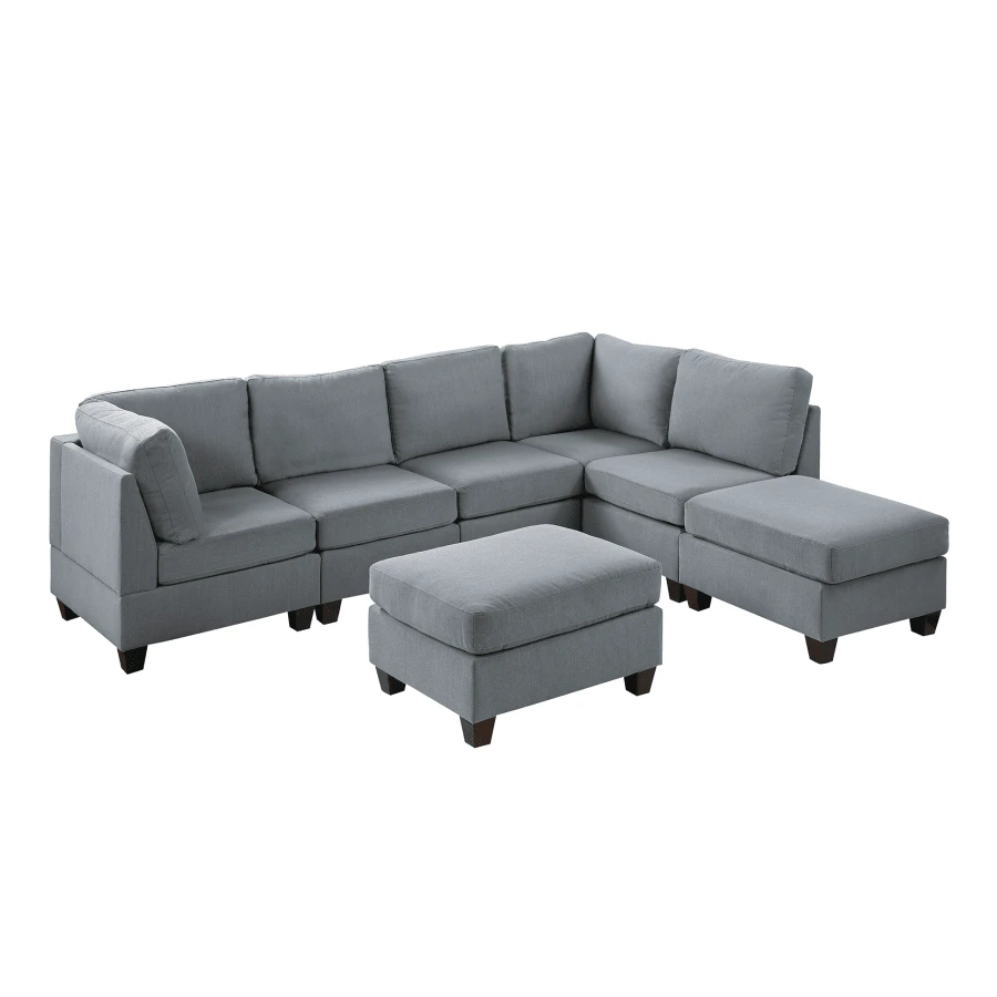 MODULAR SET - 7PC In Gray | SHEIN USA
