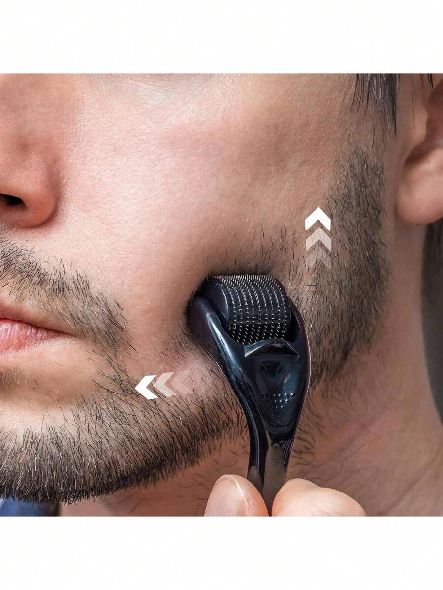 540-Needle Micro Needling Facial Roller - For Targeted Nose Wing, Acne ...