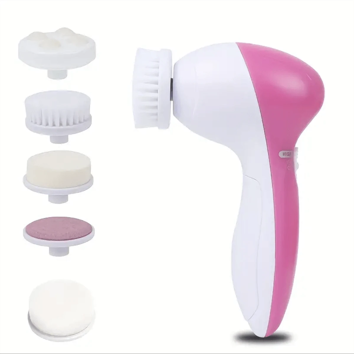 5 IN 1 Face Cleansing Brush, Electric Facial Cleaner Wash Machine Spa ...