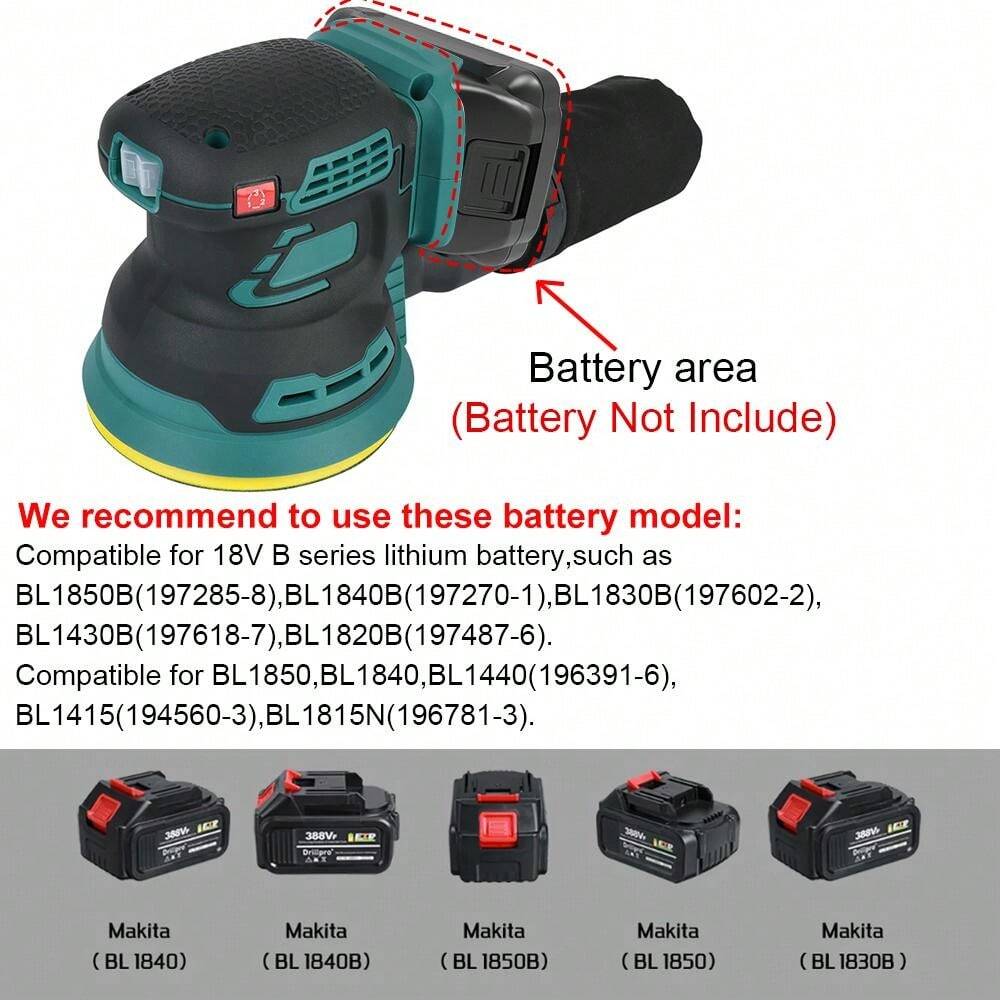 Polisseuse-ponceuse électrique 3 vitesses pour batterie 18V Makita ...