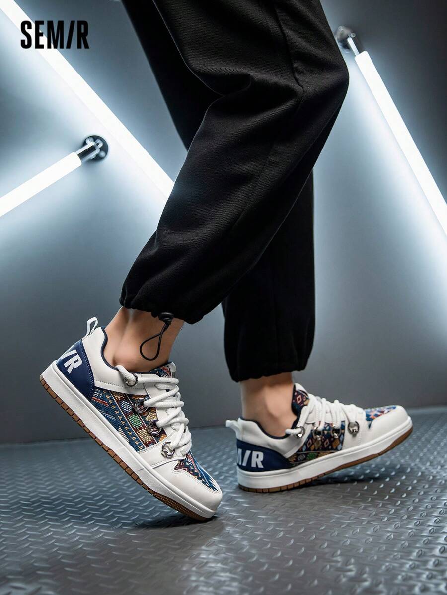 SEMIR Tênis da Semir de Solado Grosso e Tendência, Design Metálico ...