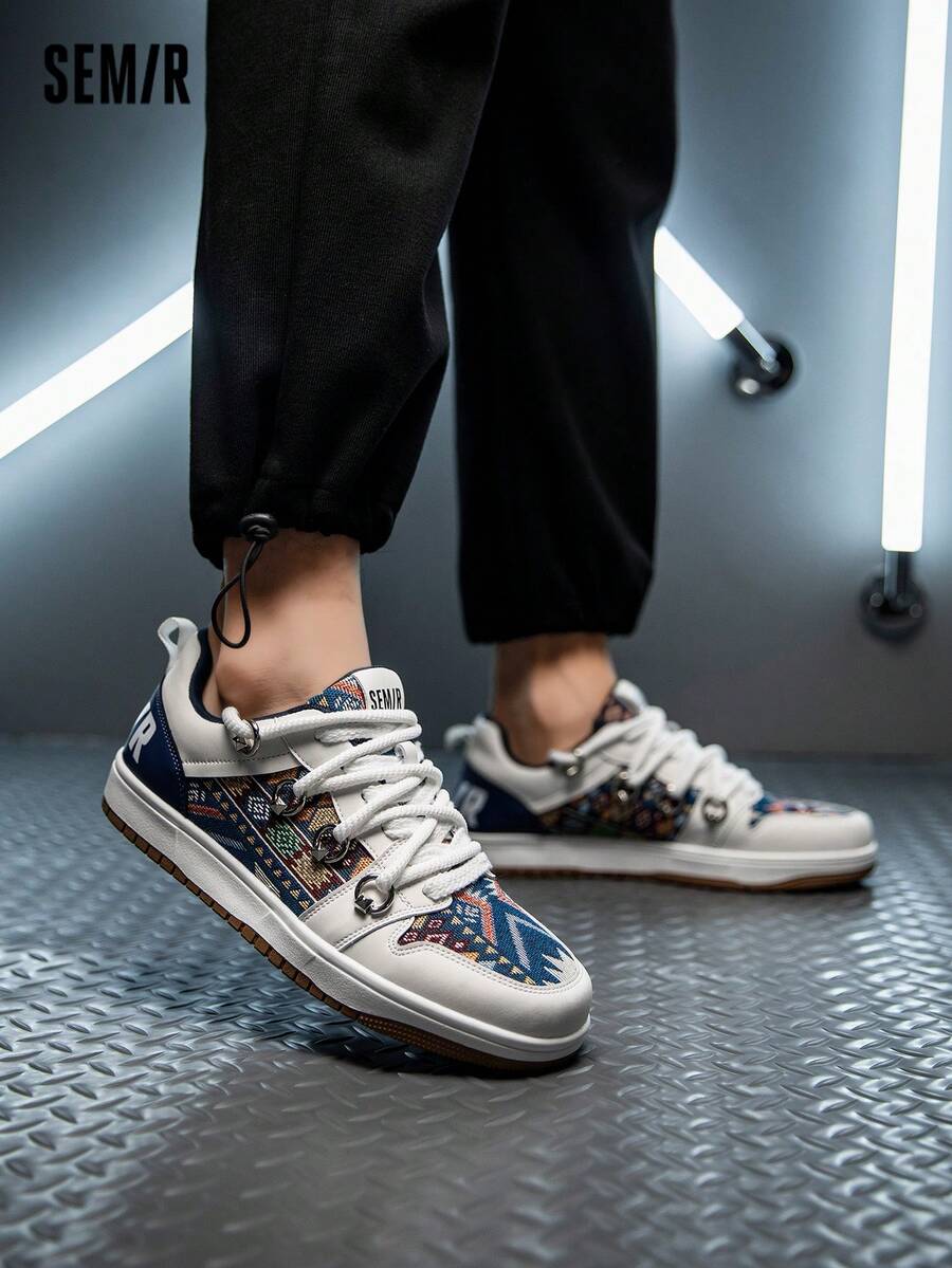 SEMIR Tênis da Semir de Solado Grosso e Tendência, Design Metálico ...