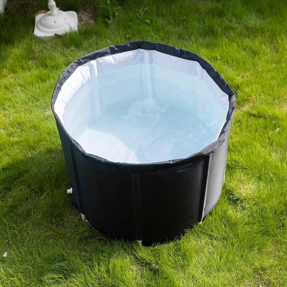 Baignoire pliable 70 x 80 cm en PVC, bain chaud, bain de glace ...