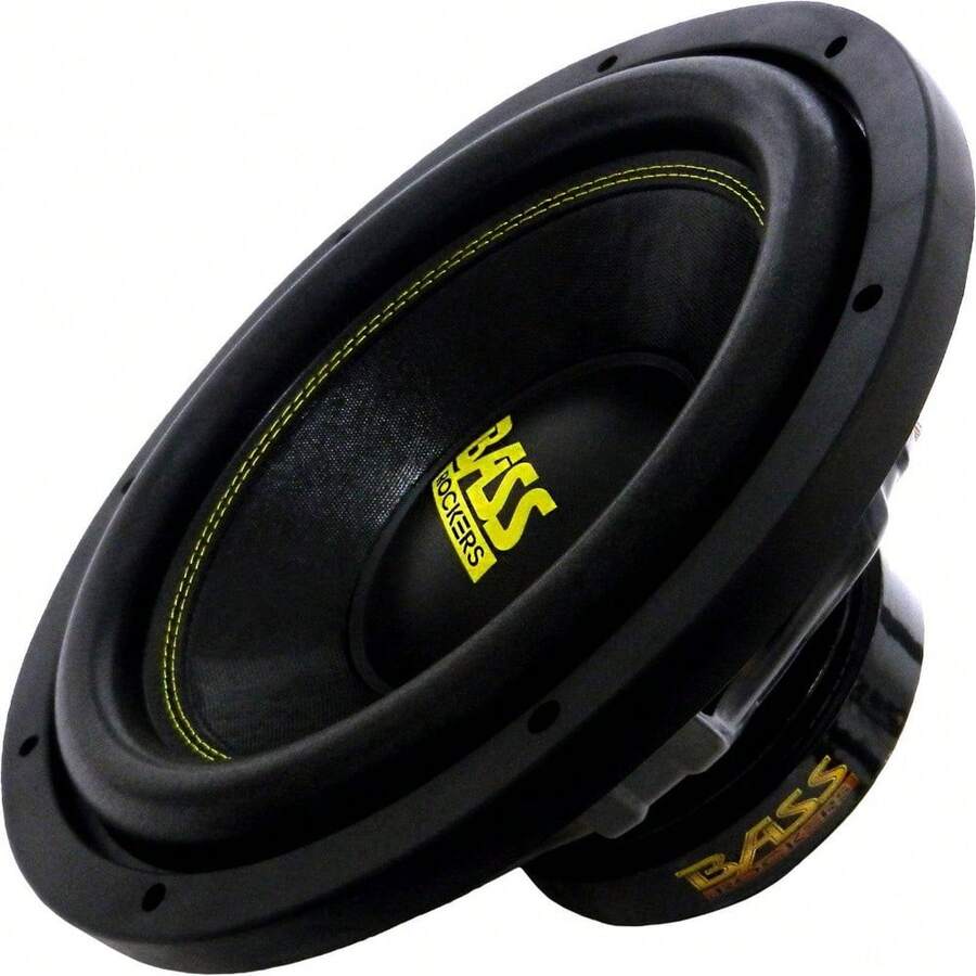 Bass Rockers 12" 2000W Dual 4-Ohm Car Sub-Woofer Spring Loaded ...