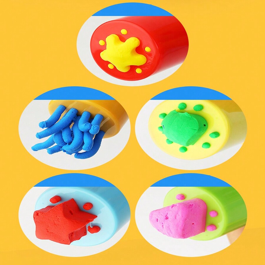 10pcs DIY Fake Rubber Mud Noodle Injection Syringe Tool Set - Kids ...