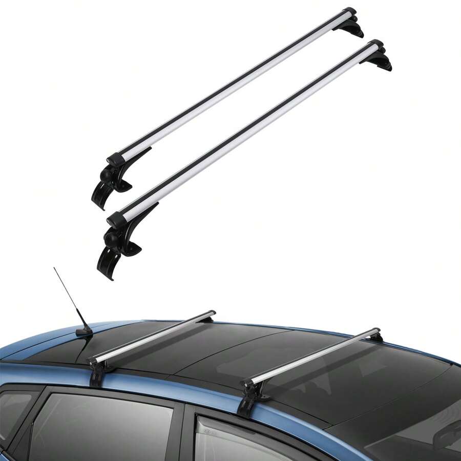 Roof Rack Cross Bars With Lock, 54" Universal Roof Bars For Most SUV ...