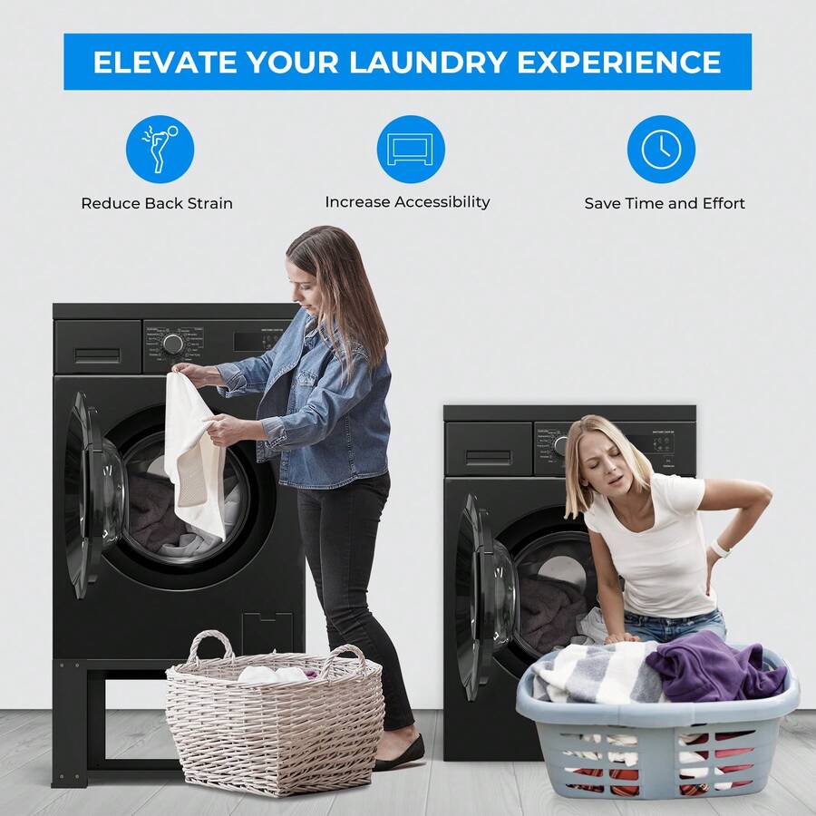 Washer And Dryer Laundry Pedestal - Fits 27 And 28 Inch Washer And ...