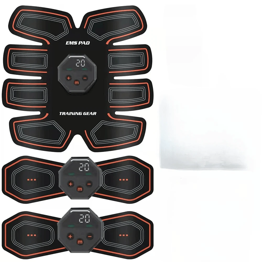 Display Screen Abdominal Muscle Patch EMS Household Muscle Fitness ...