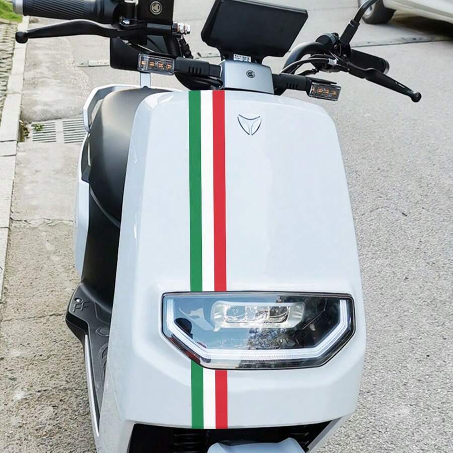 Creative Motorcycle Strips Sticker Italy Styling Front Fairing Vinyl ...