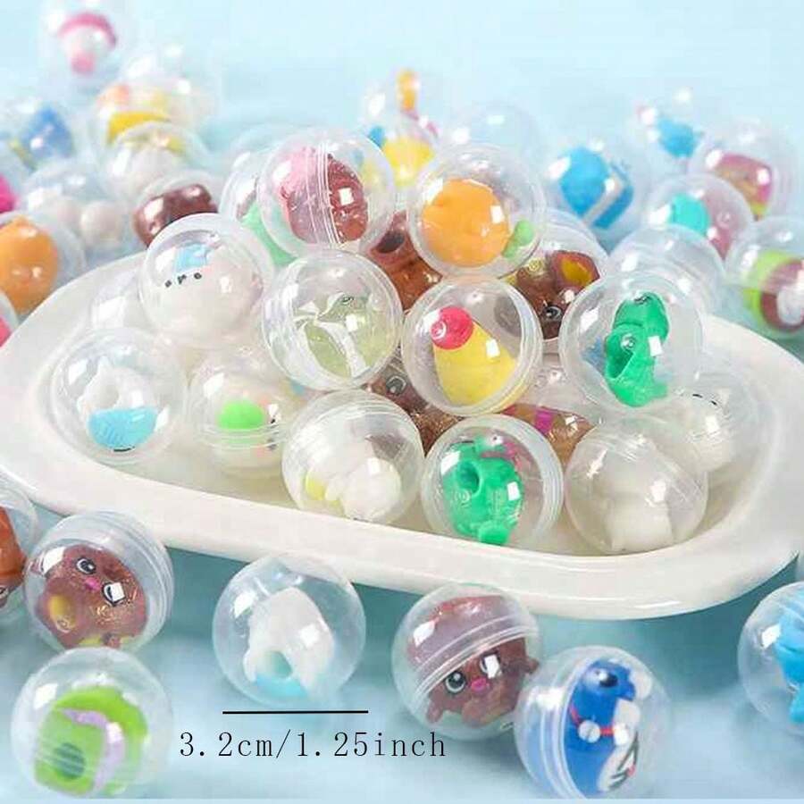Shell Round Fillable Ball ,Doll With Pen Cap Gumball Machine Containers ...