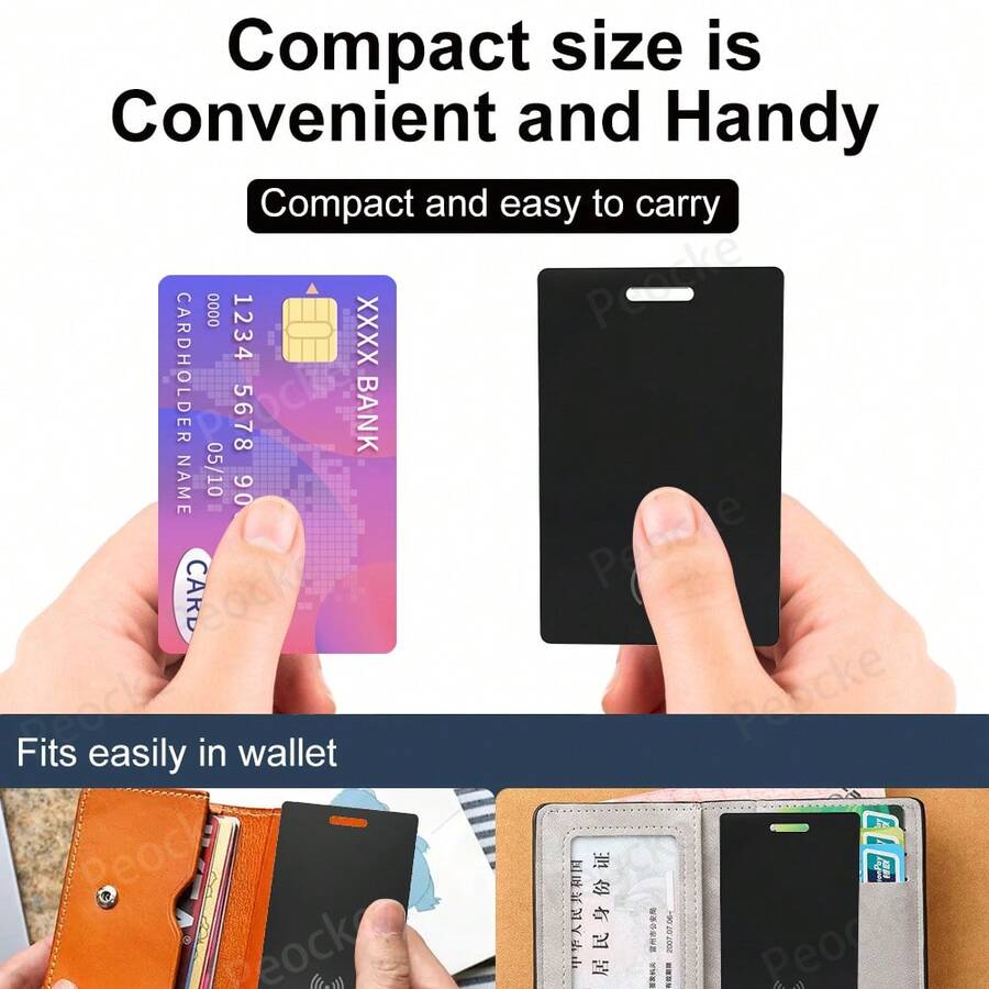 Wallet Tracking Card Ultra-Thin GPS Location Smart Anti-Loss Tag ...