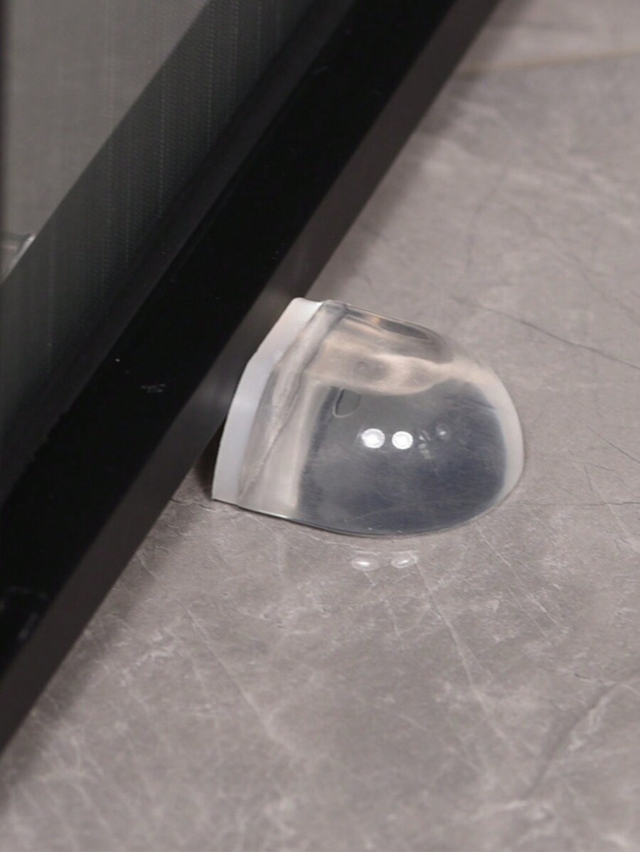 GSTARAM 2 Pieces Door Stopper Transparent Self-Adhesive Door Stopper ...
