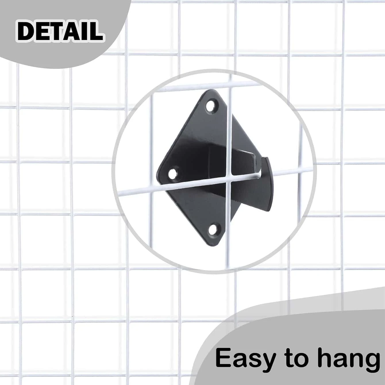 24 Pcs Gridwall Mount Brackets Bulk For Grid Panels Gridwall Brackets ...