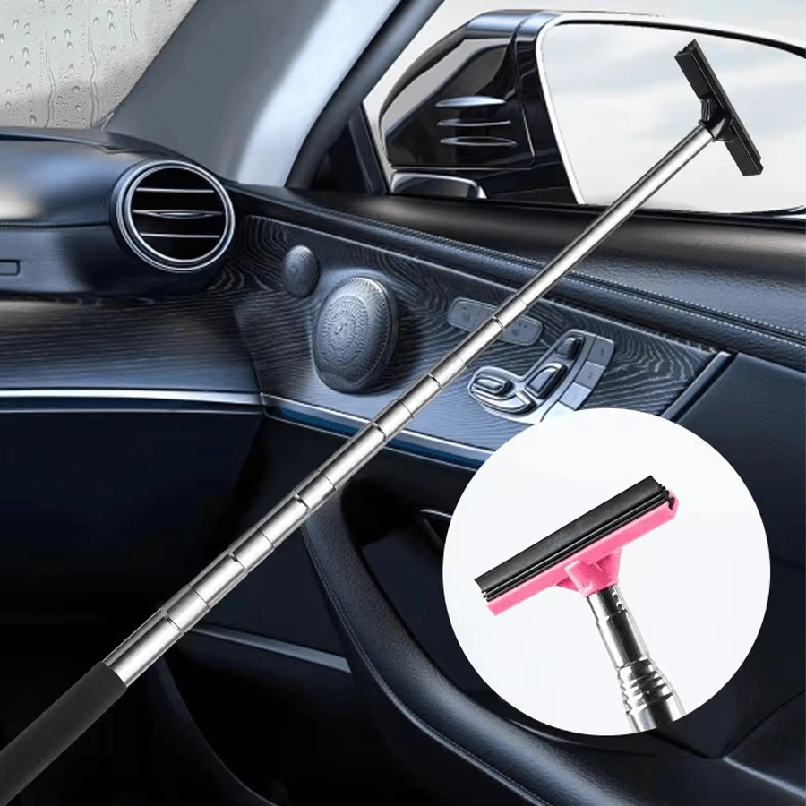1pc Retractable Portable Wipers: Perfect For Cleaning Car Mirrors, Gas ...