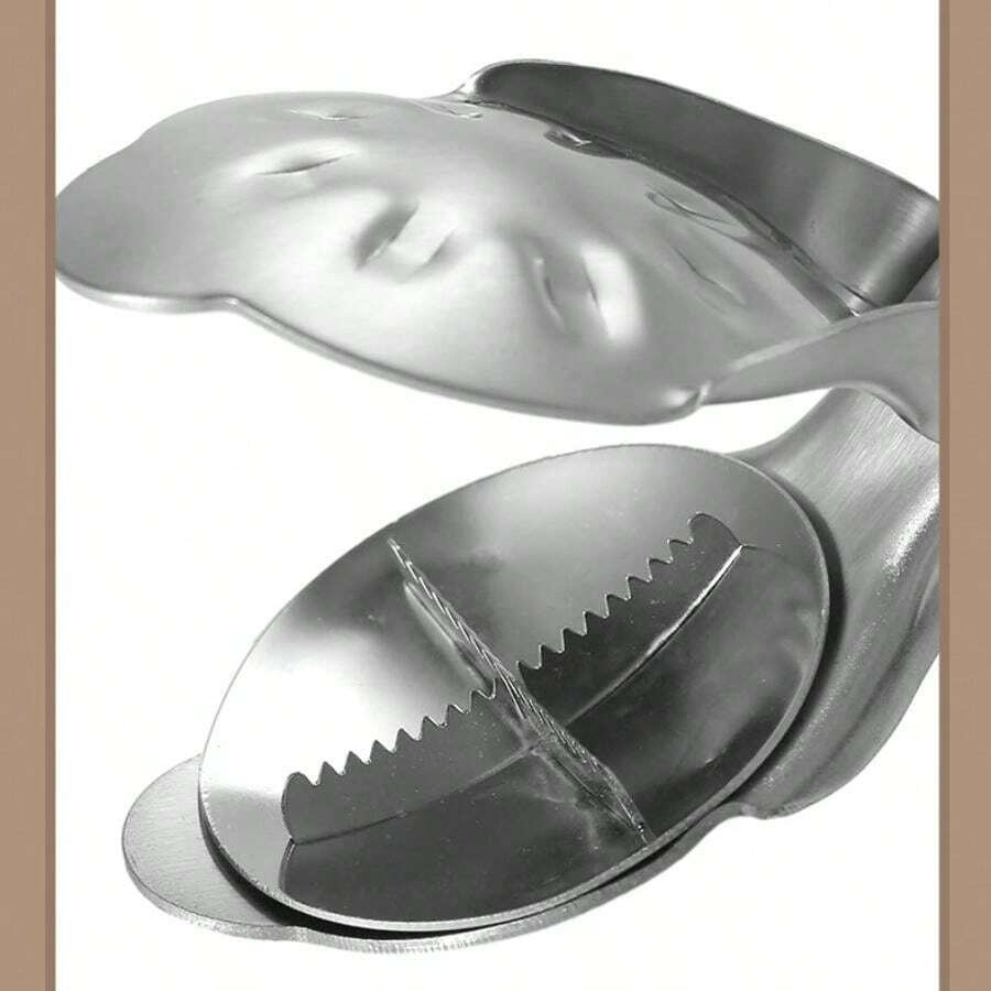 Stainless Steel Chestnut Opener Nut With Serrated Teeth, Nutcracker ...