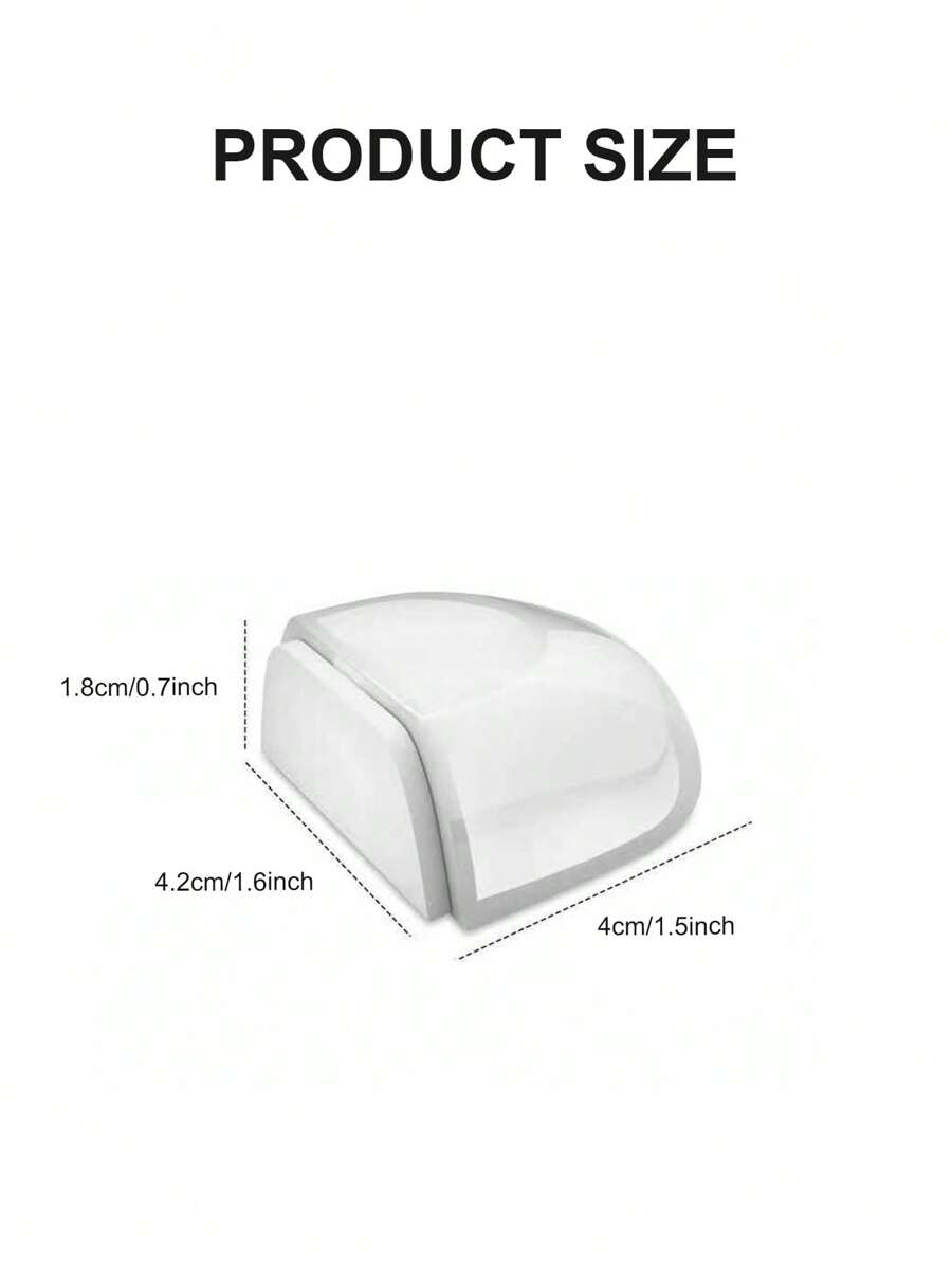 GSTARAM 2 Pieces Door Stopper Transparent Self-Adhesive Door Stopper ...
