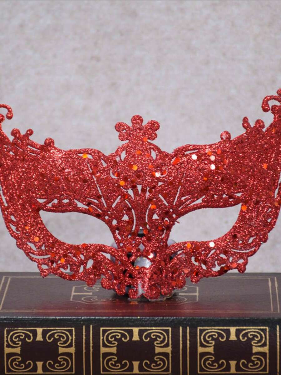 1pc-10pcs Luxury Venice Masquerade Mask, Sexy Fox Eye Mask For Women ...