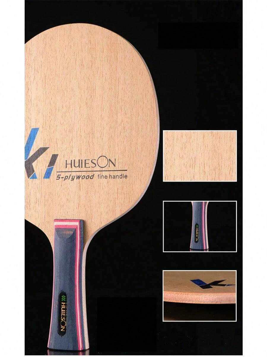 Huieson Table Tennis Blade K1, 5 Ply Pure Wood Ping Pong Blade For DIY ...