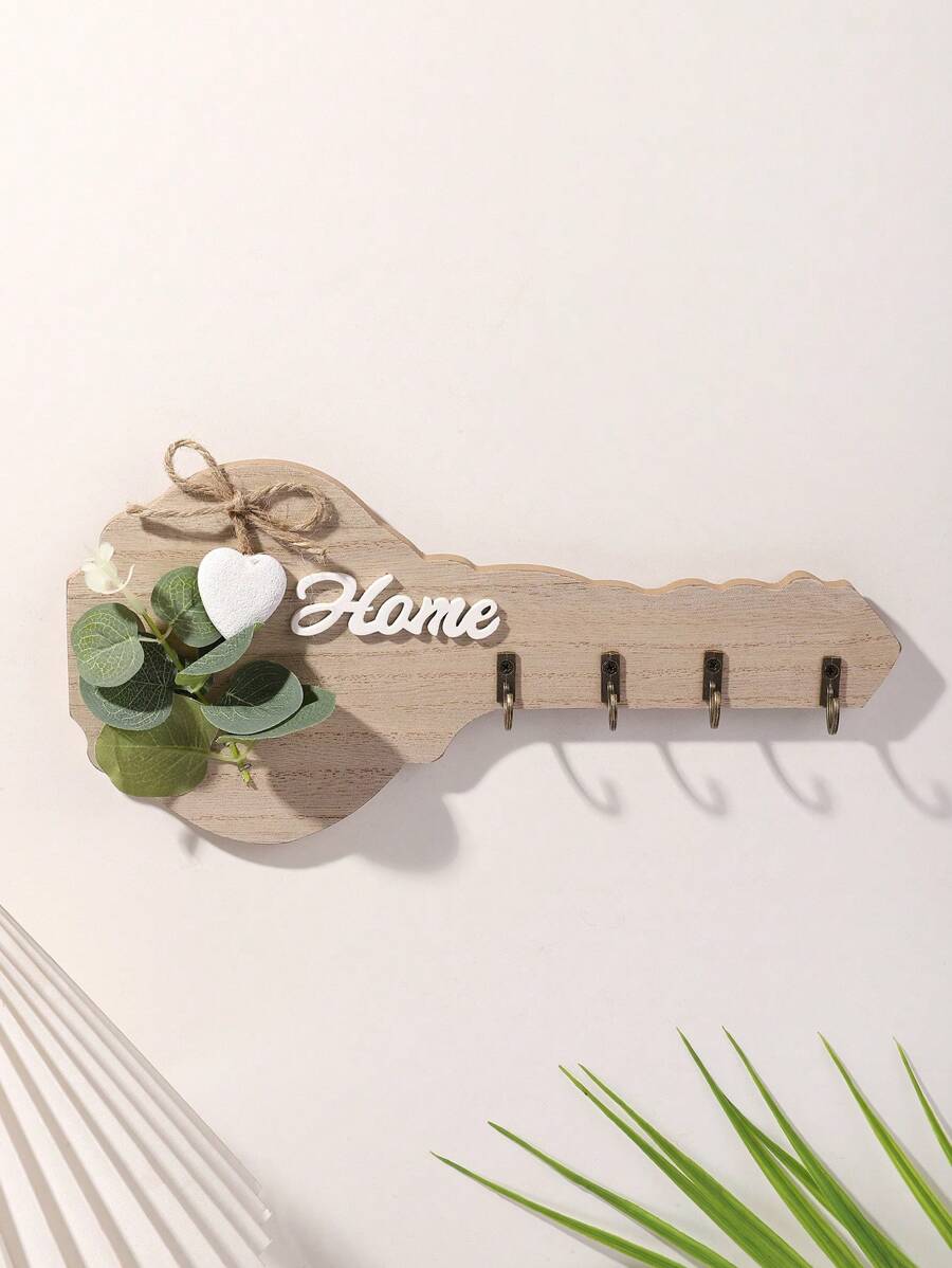 1pc Fashionable Minimalist Home Wall Key Holder, Clothes Hanger Rack ...
