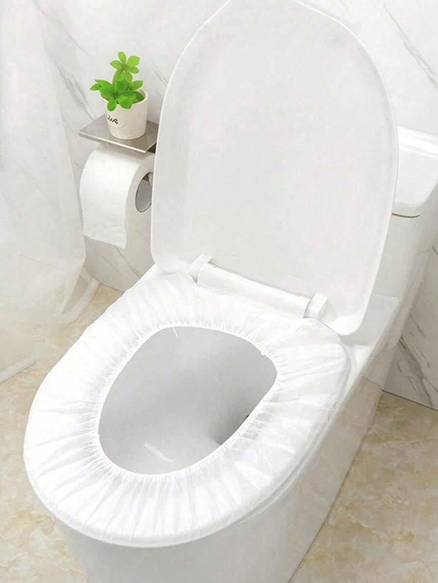 10/20/30pcs Transparent Toilet Seat Cover, Individually Packaged, Sanitary Public Restroom ...