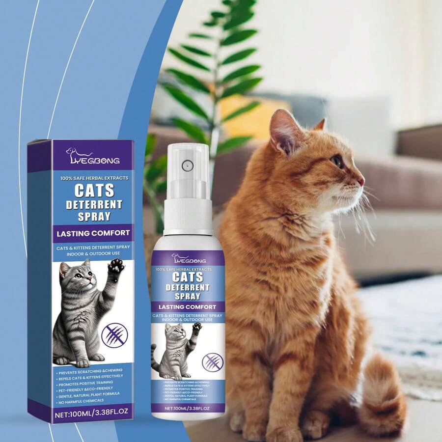 Cat Care Spray, Gentle Formula Cat Repellent Spray To Prevent Cats From ...