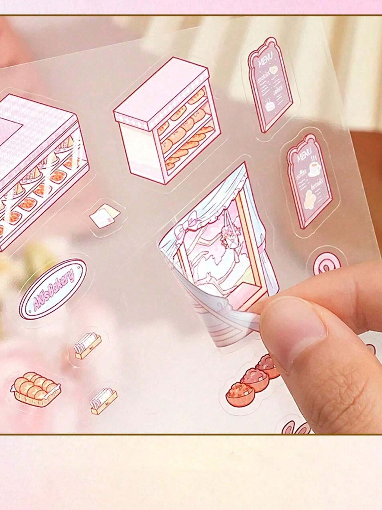 3D Decorative DIY Stickers, Stickers, Handbook Stickers Visual 3D ...