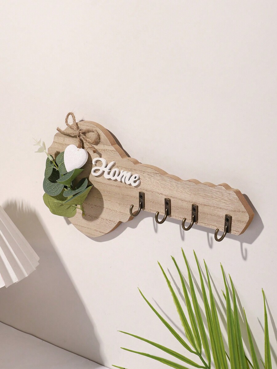 1pc Fashionable Minimalist Home Wall Key Holder, Clothes Hanger Rack ...