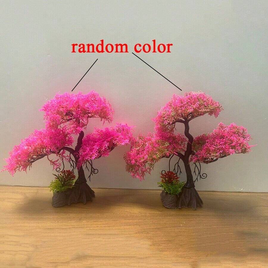 Add A Splash Of Color To Your Aquarium With Plastic Simulation Tree ...